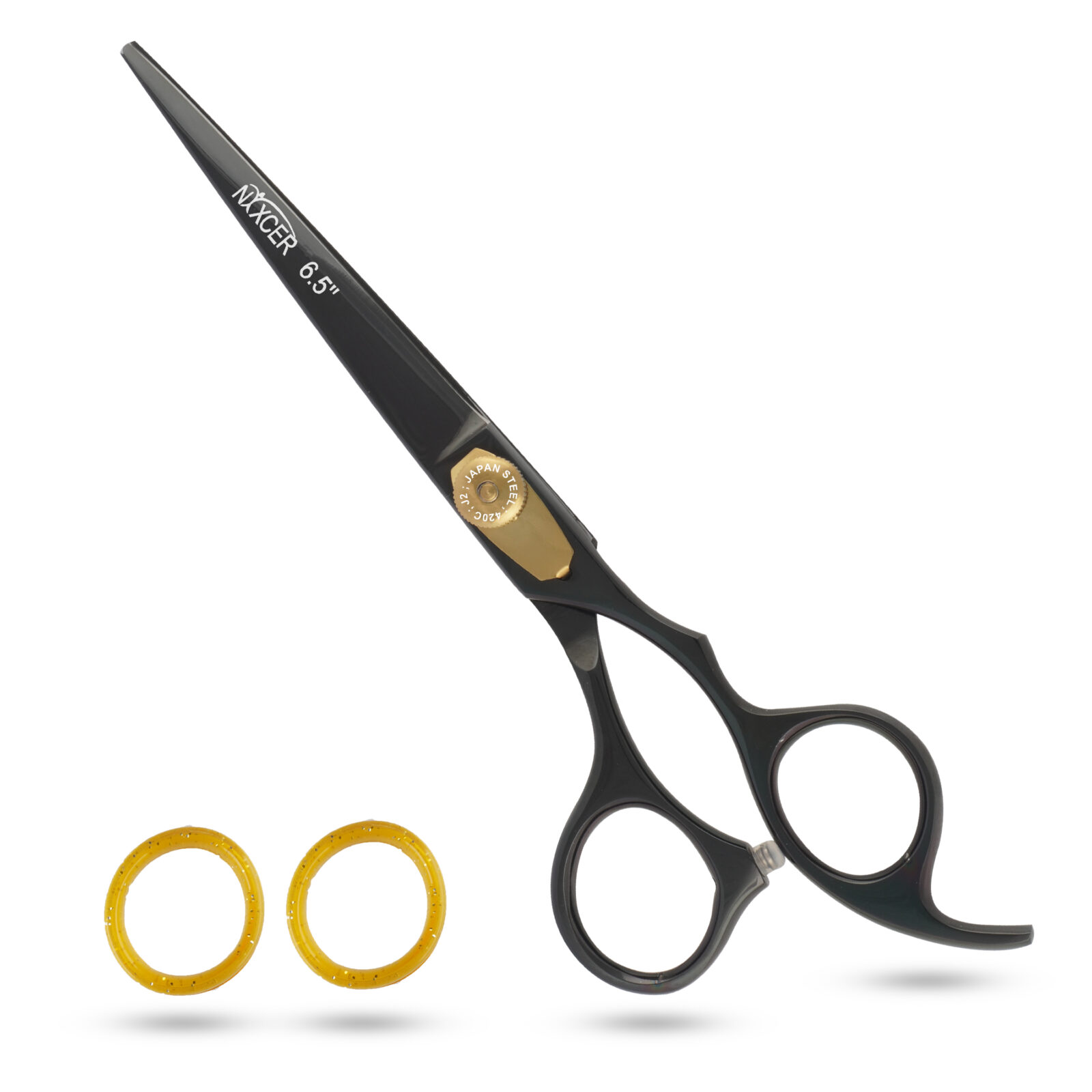 Premium Black Razor Hair Scissors - Designed for Salon Experts